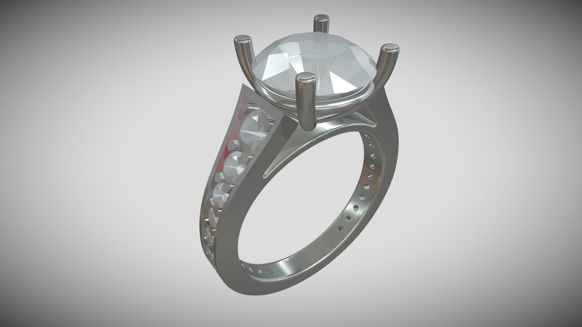 Engagement Ring - Buy Royalty Free 3D model by KDesigns [fae258e ...