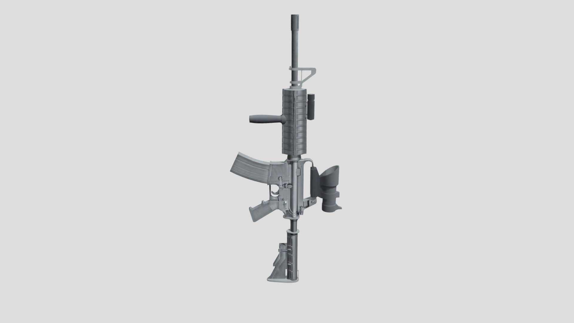 M4 Rifle - 3D model by Fuyukori [fae27ad] - Sketchfab