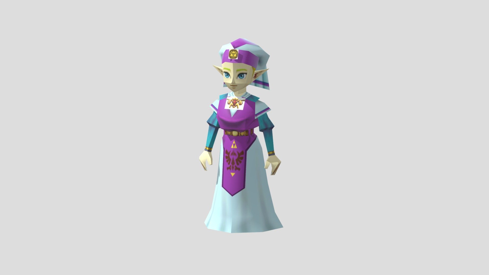 Young Zelda - Download Free 3D model by U.A.C.WAD (@hilalarican23 ...