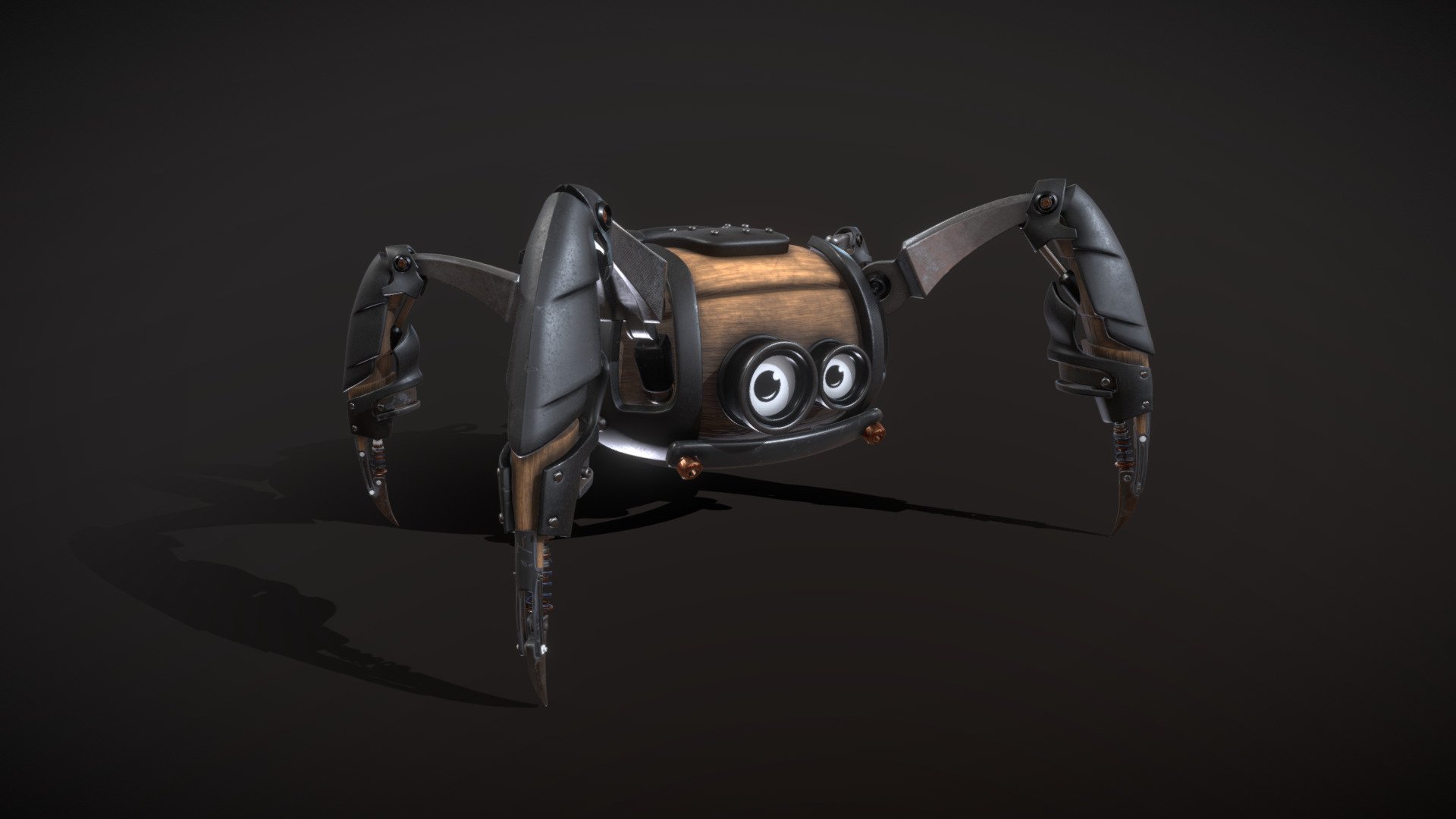 Steampunk Robot Spider - Buy Royalty Free 3D model by SANTA (@sangost01 ...