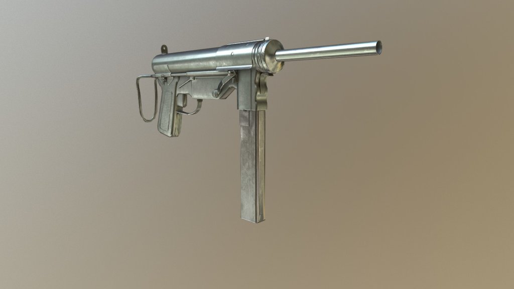 M3 Submachine Gun - 3D model by namrettek [fae431f] - Sketchfab