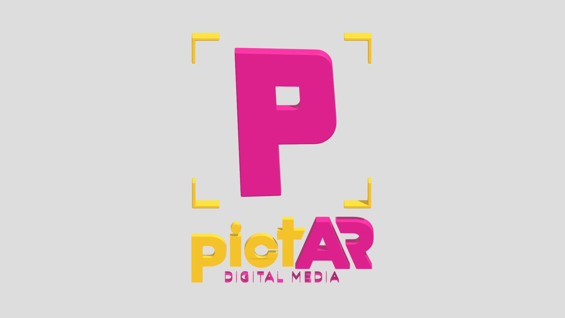 PictAR Digital Media Logo - 3D model by Island T | 3D (@islandT3D ...