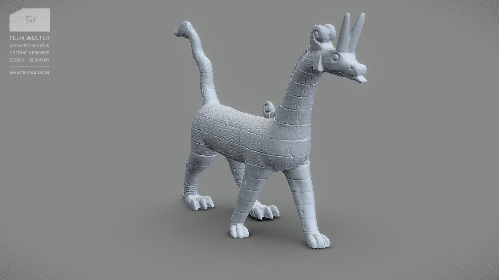 Mušḫuššu Figurine - 3D model by Felix Wolter (@felixwolter) [fae9266 ...