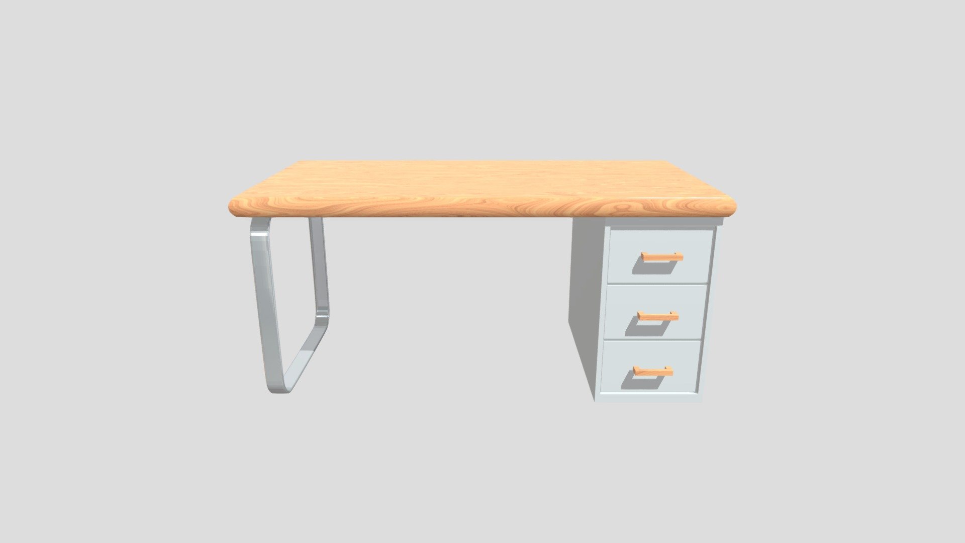 Wooden top study table - 3D model by sayanpandey [fae9da6] - Sketchfab