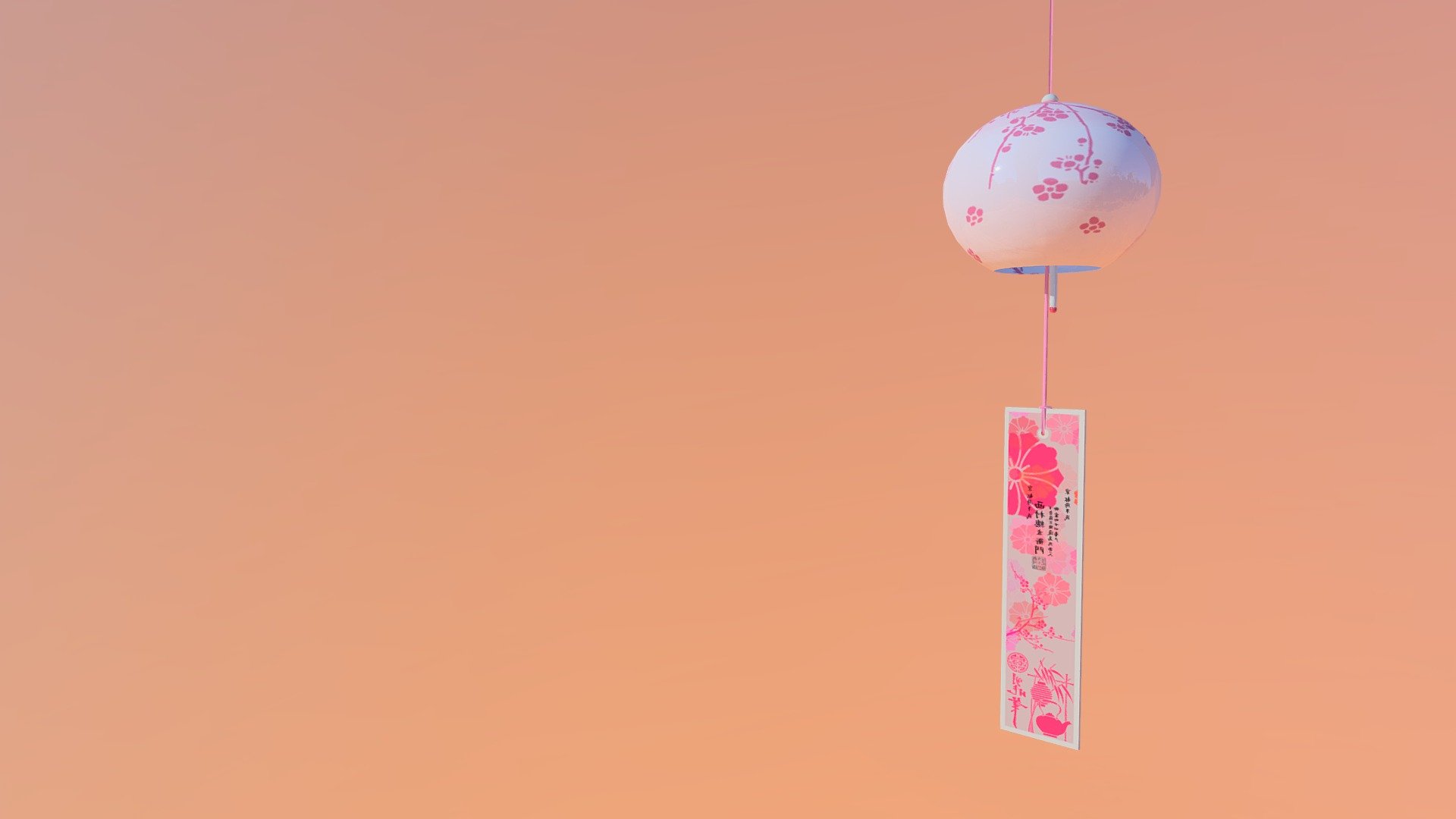 Japanese handmade chime - 3D model by picmansmodel [faead86] - Sketchfab