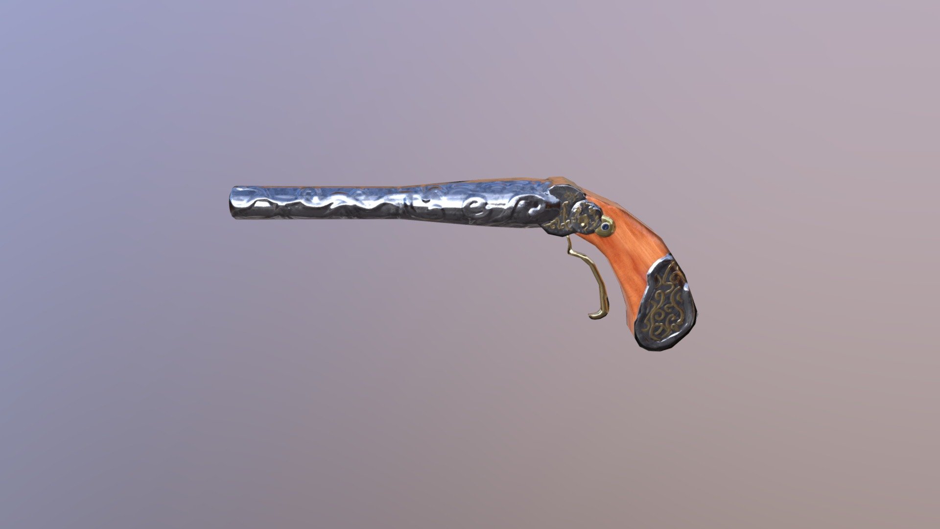Old Pistol LowPoly - Download Free 3D model by ChesterGames [faebc2e ...