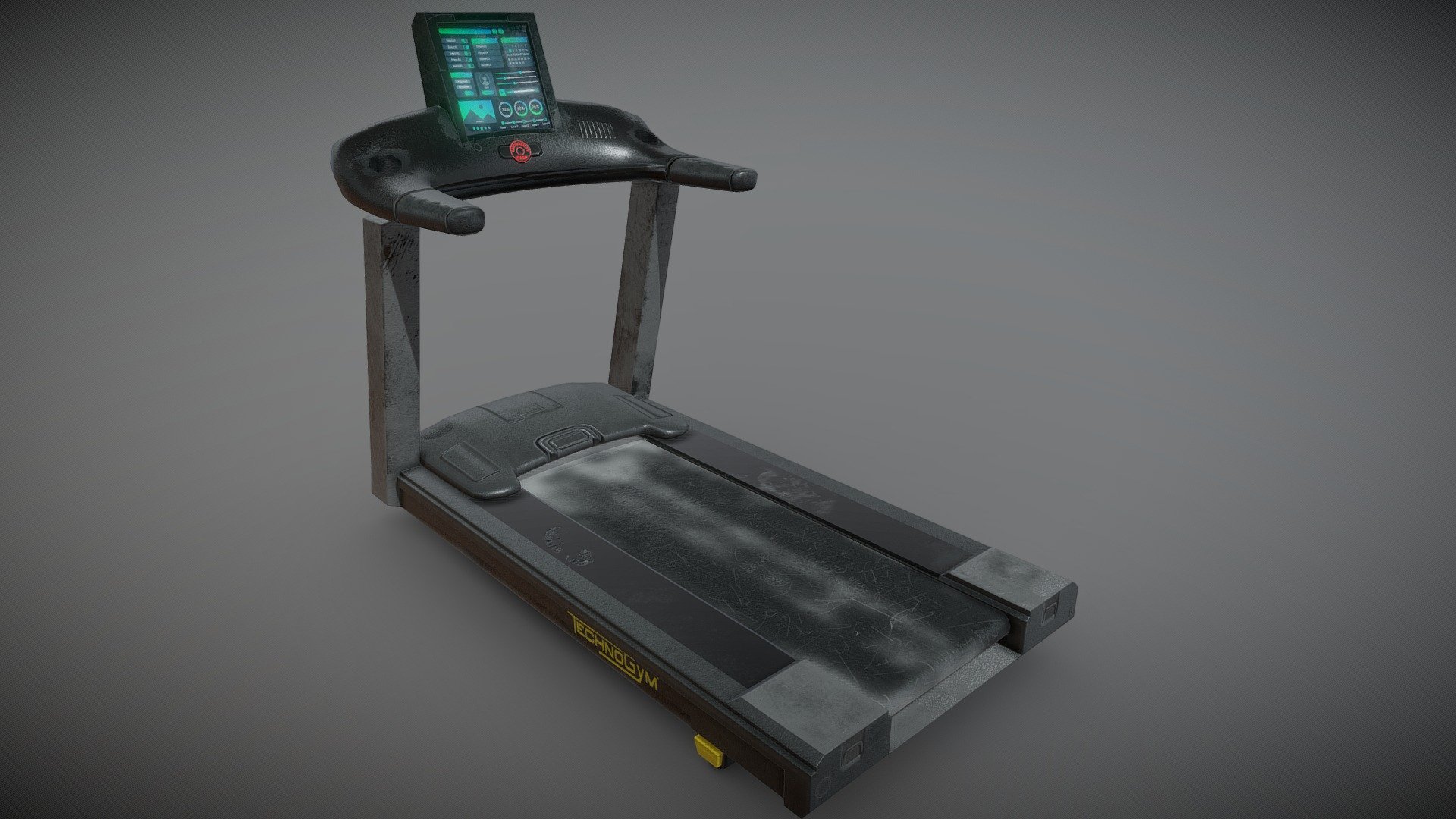 Treadmill Machine - Download Free 3D model by Sousinho [faed3a2 ...