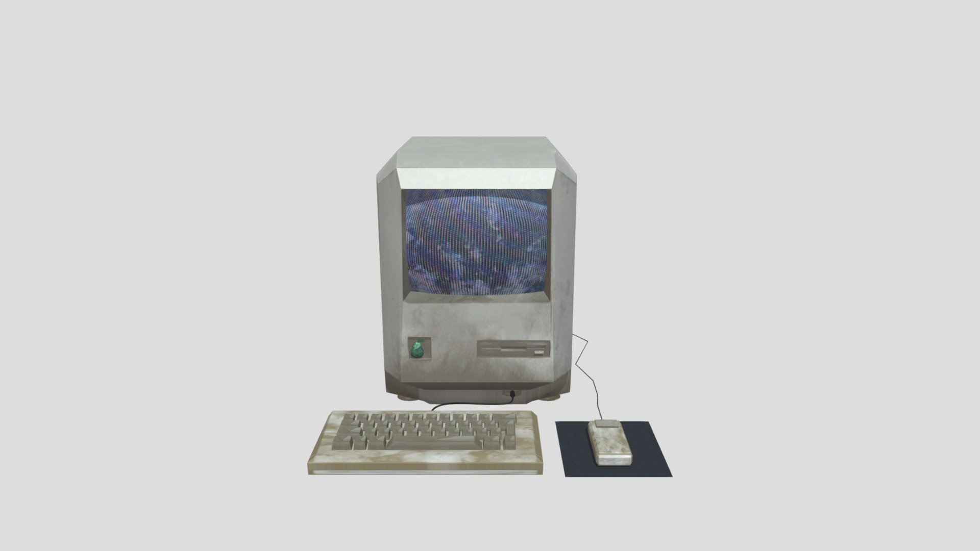 Retro 80s Computer - 3D model by jazzydragoon [faed516] - Sketchfab