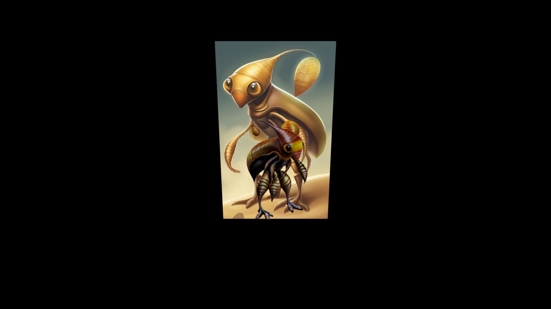 cartoon illustration of a bug with a leaf on its - Download Free 3D ...