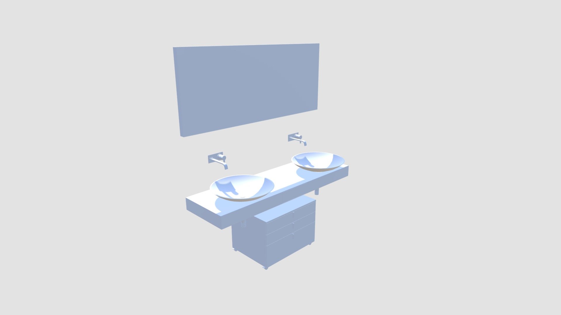 bathroom furniture set - 3D model by Evermotion [faf05e5] - Sketchfab