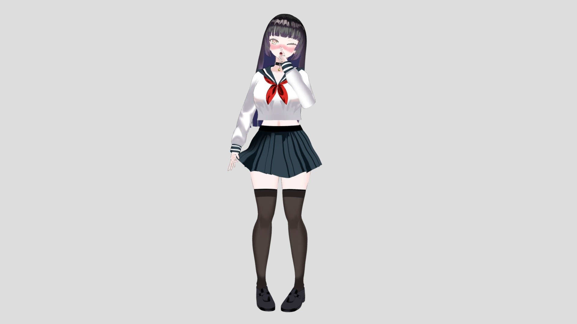 Moe Miyabi 3D Fanart - 3D model by EdithL_V [faf0be9] - Sketchfab