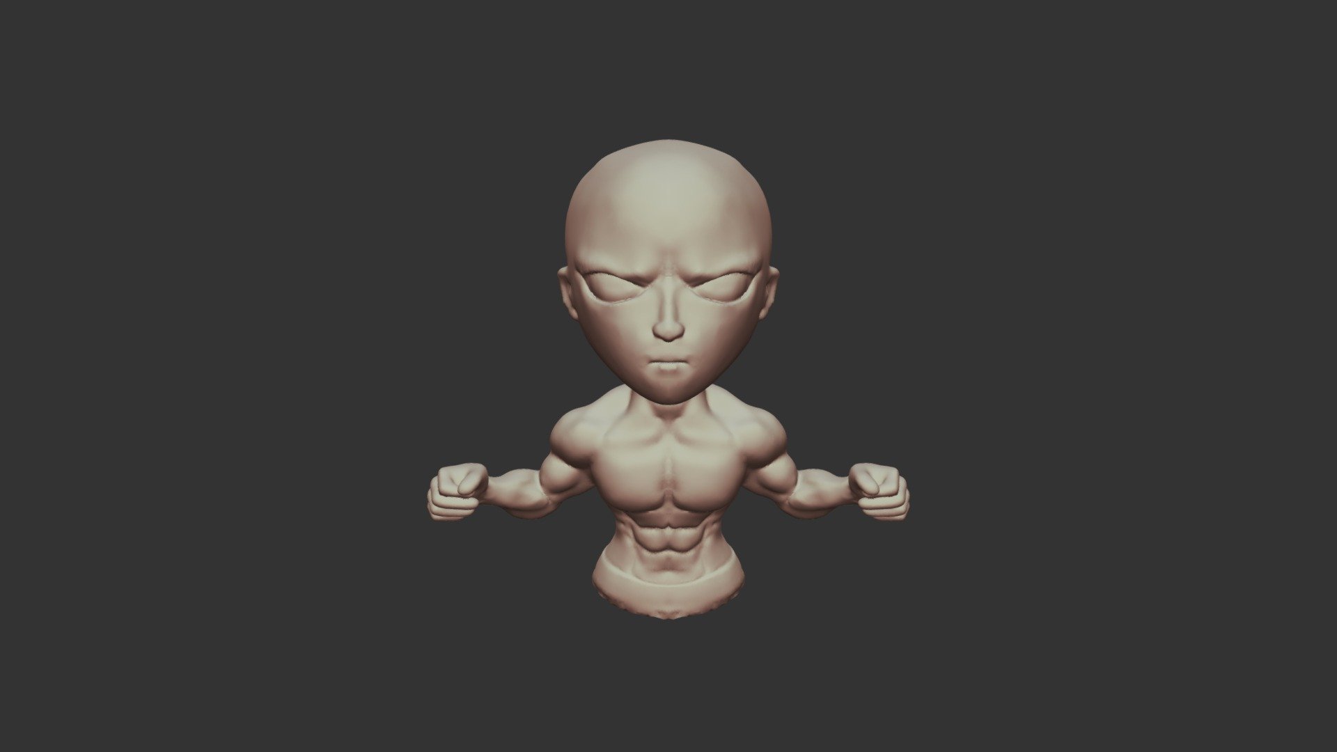 One Punch Man Saitama - 3D model by 73ck [faf1484] - Sketchfab
