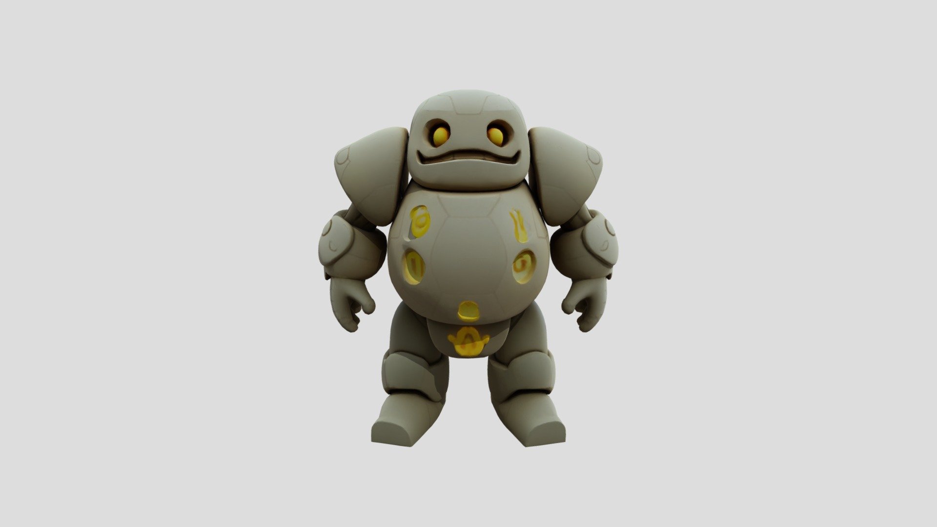 Magical Golem - FREE 3D Game Asset - Download Free 3D model by Kostas3D ...