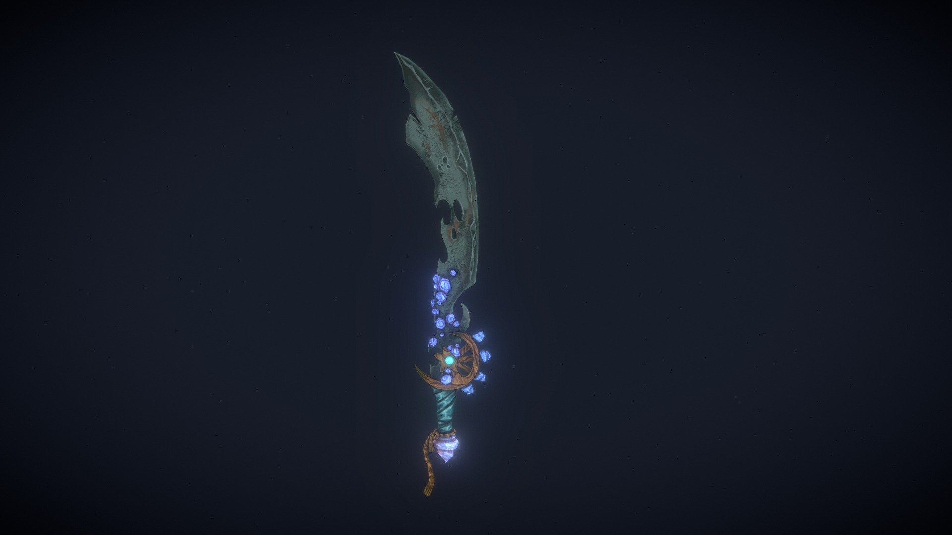 [Student Work] Epic Abyssal Sea Sword - 3D model by Laura Yang (@Muhey ...