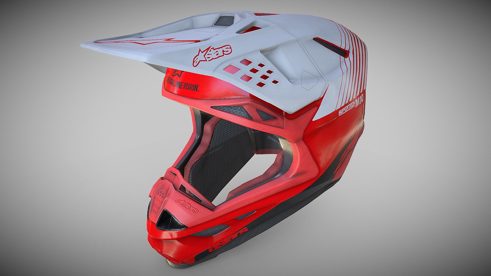 Alpinestars Supertech M10 Helmet - Buy Royalty Free 3D model by Ricardo (@ricardoalb) [faf2d2e ...