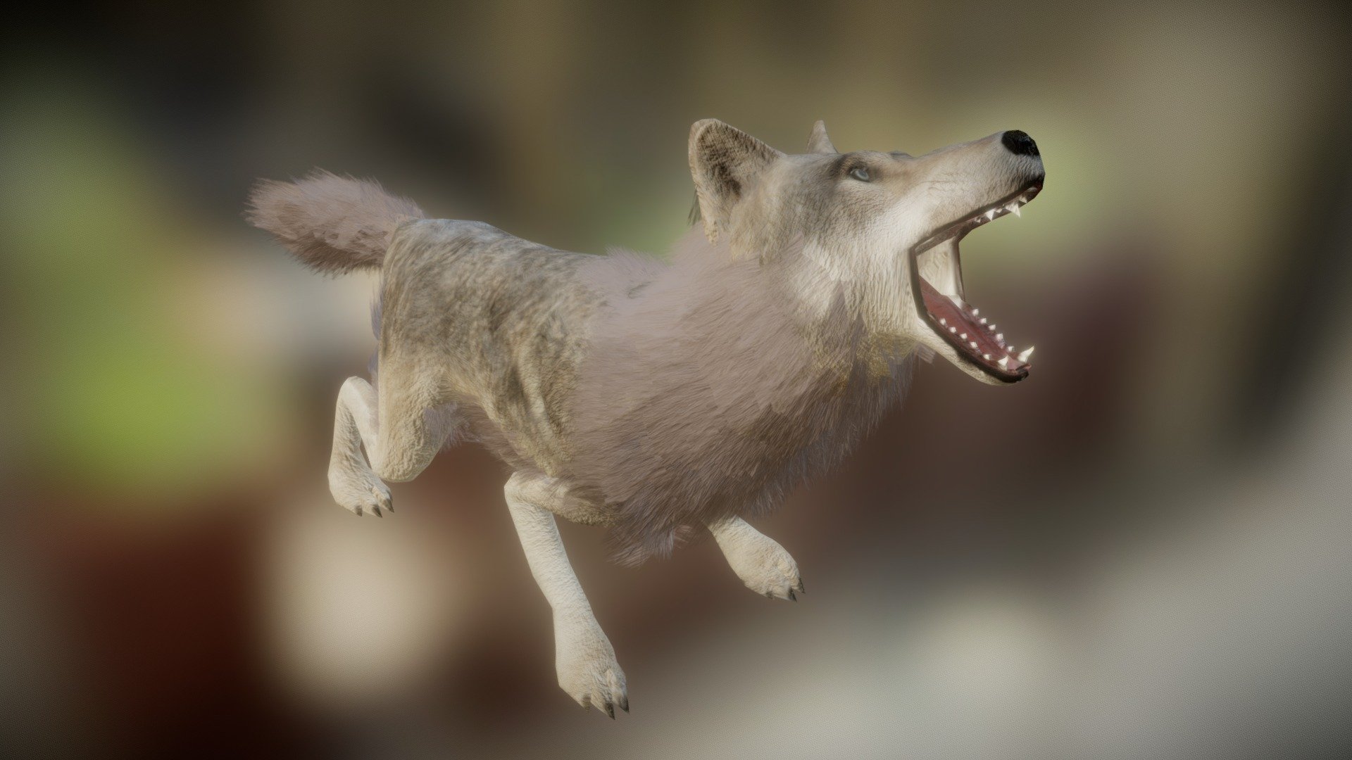 Wolf - 3D model by Dokyo [faf2e8f] - Sketchfab