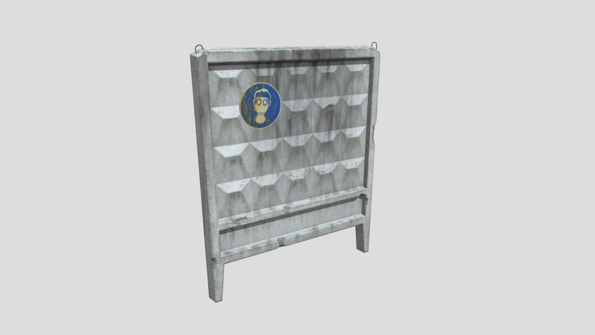 Soviet Armored Concrete Fence - Download Free 3D model by a.a.volodyaev ...
