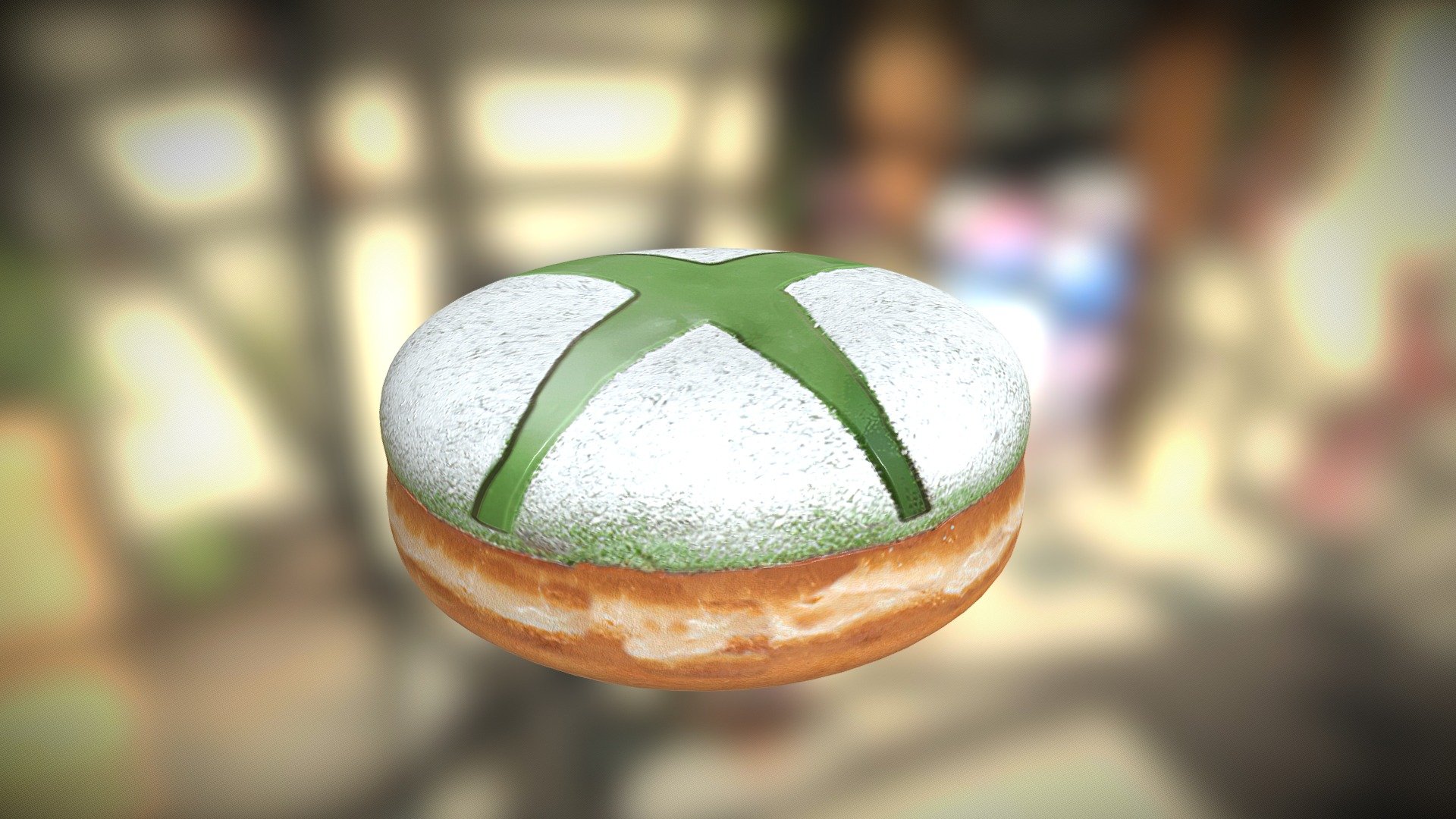 Krispy Kreme's Xbox doughnut - Download Free 3D model by Neo_minigan ...