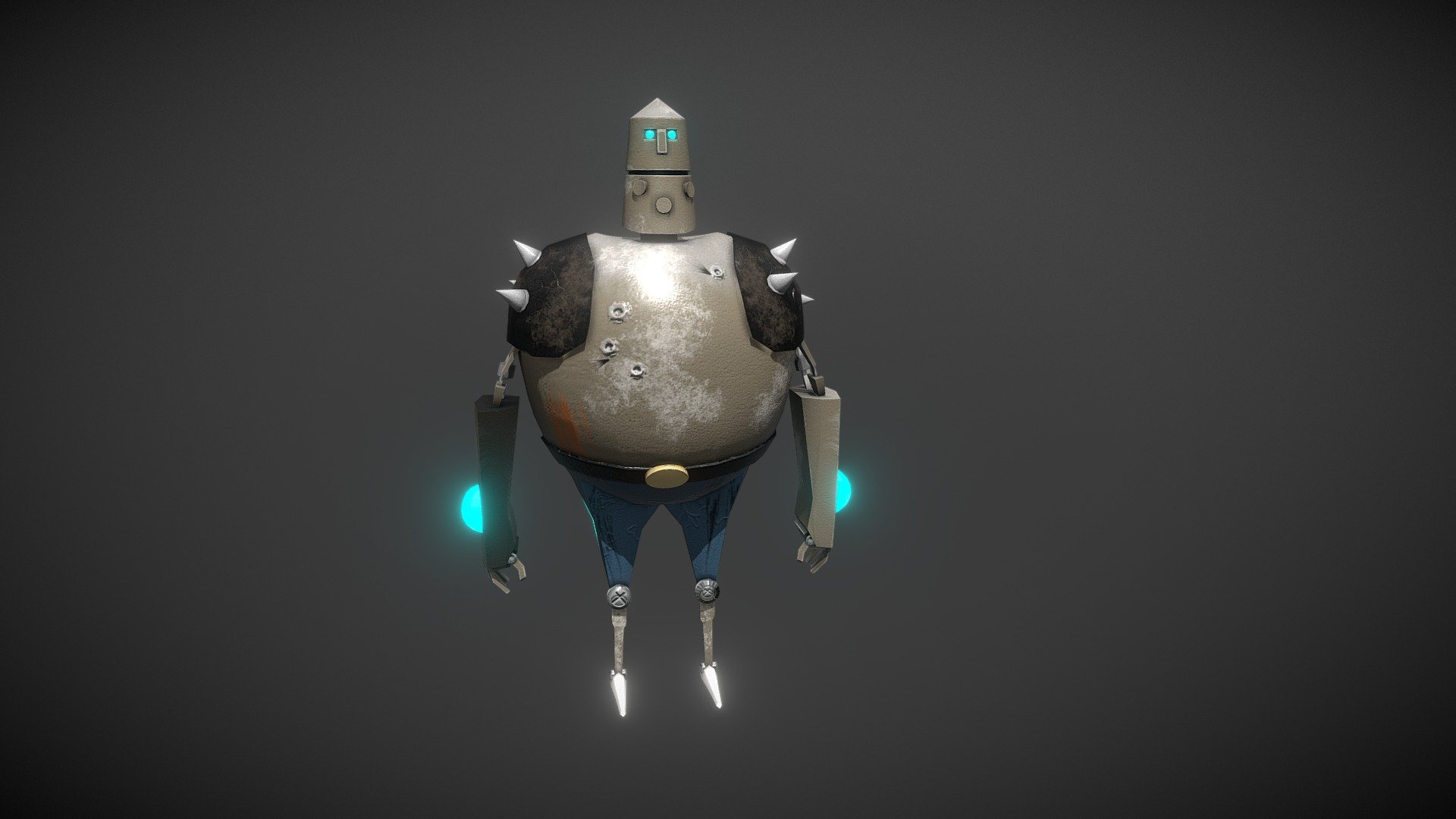 Iron Robot - 3D model by Anna.C [faf557d] - Sketchfab