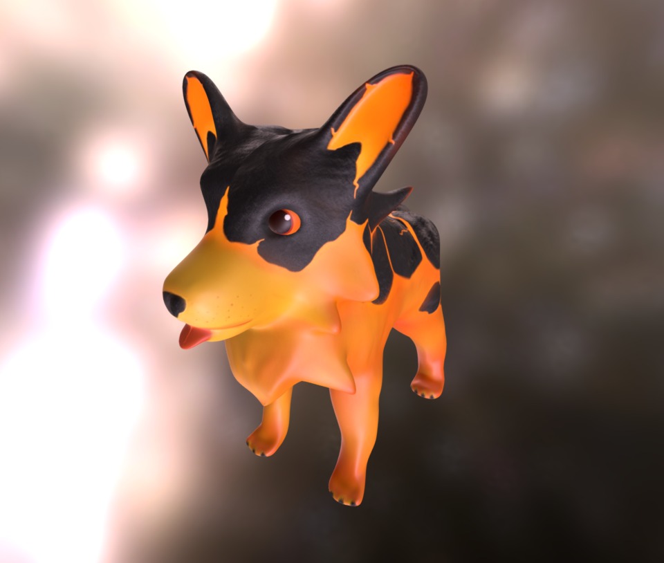 Molten Doggo Polish - 3D model by sonia.ayala [faf7ccf] - Sketchfab