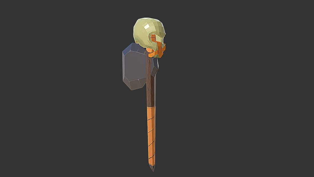 #5: Post-Apocalyptic Axe - 3D model by Quaximi [faf86eb] - Sketchfab