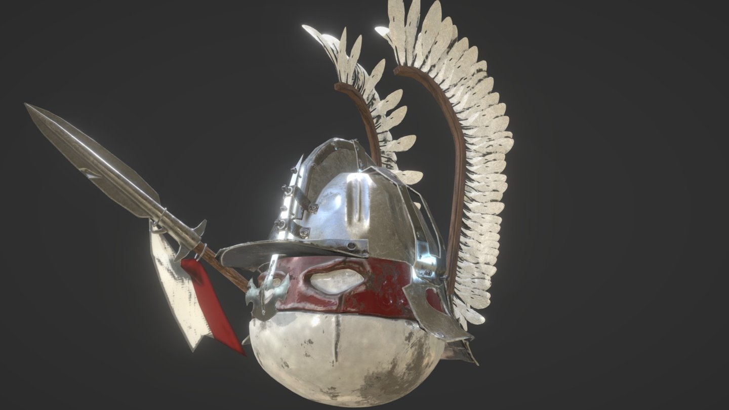 Polish Winged Hussar Polandball - 3D model by kris.sttach [faf8745 ...