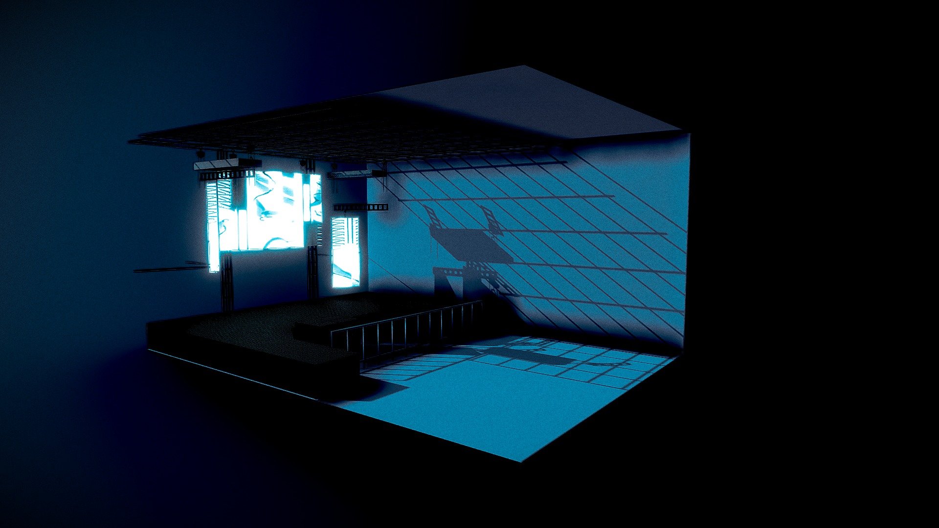 Stage Layout_worops Under - Download Free 3D model by AXIS SIGN MAKER ...
