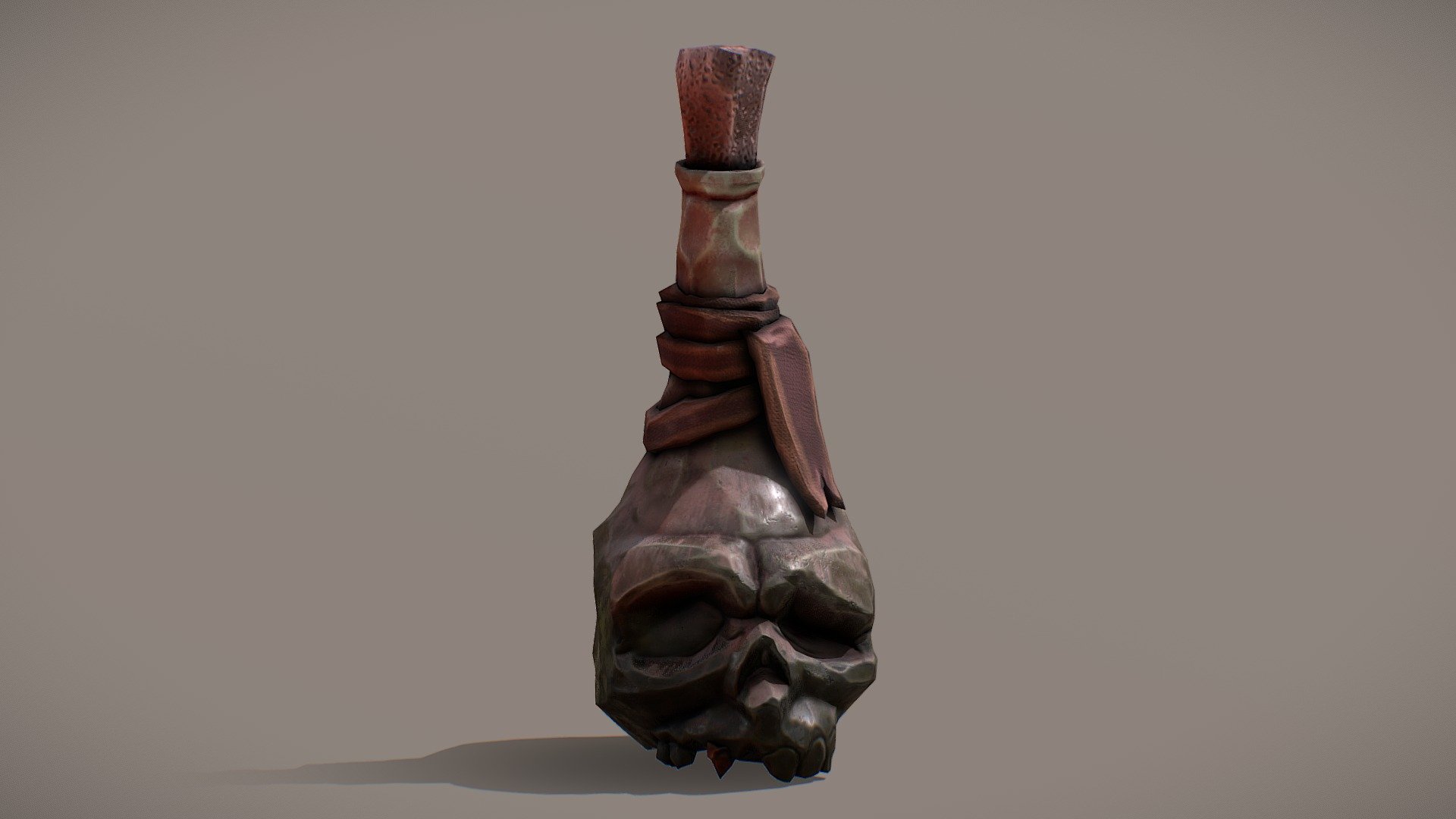 Skull Potion - 3D model by Splodeman [faf90f0] - Sketchfab