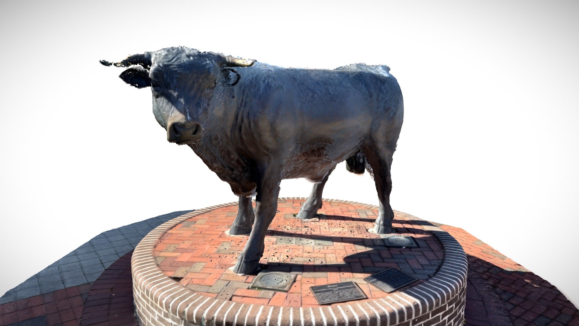 Day 43: Major - Durham Bull Bronze Statue - 3D model by EveryPoint ...