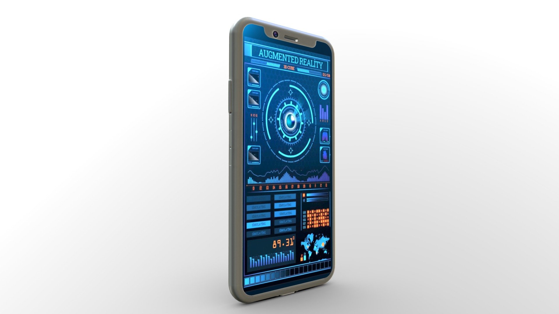 iPhone Generic Model Augmented Reality - 3D model by fxleiva [fafe20b ...