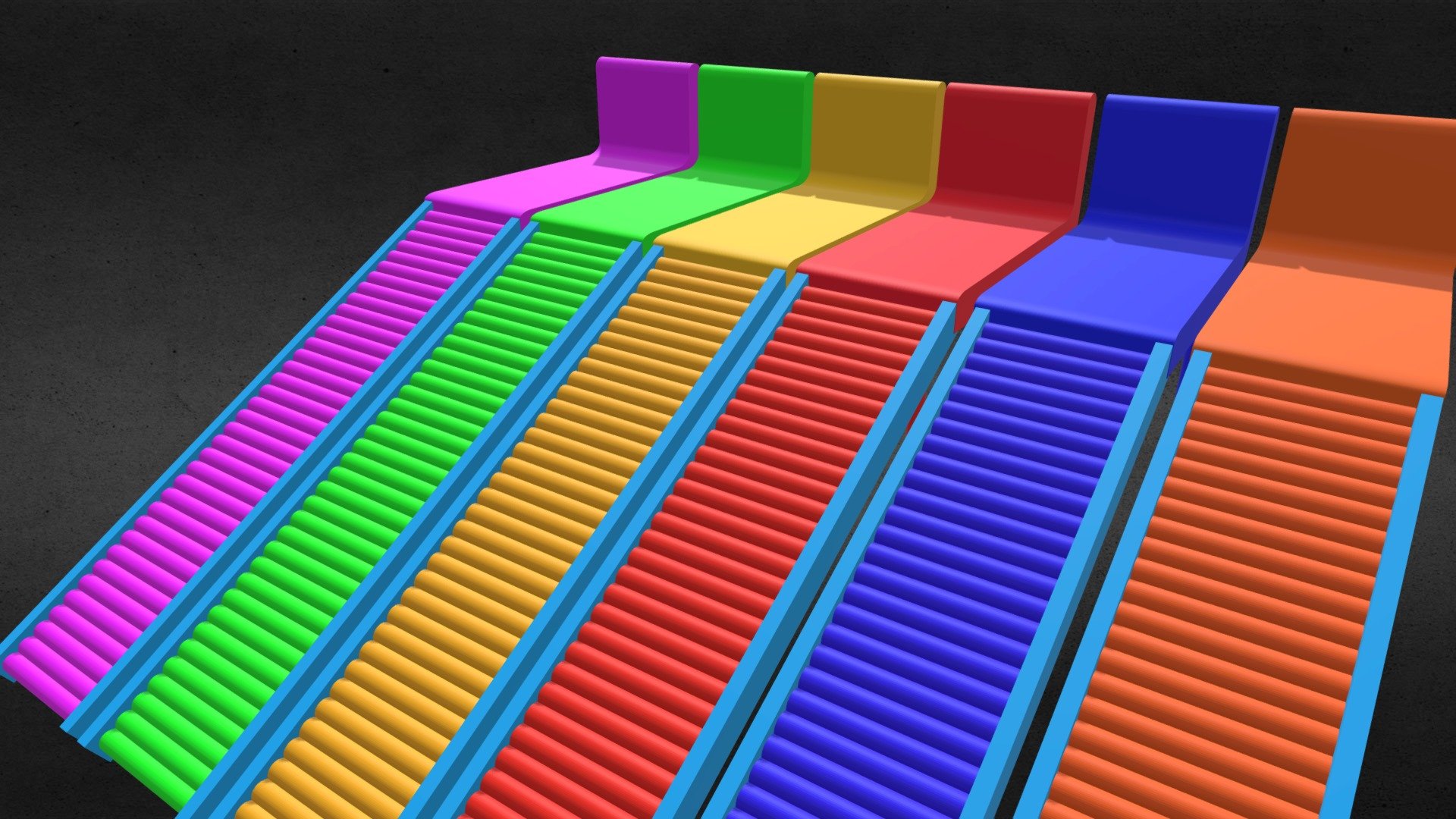 Colourful Stage & Slender Slide - 3D model by saqlainbaig [fafebe9 ...
