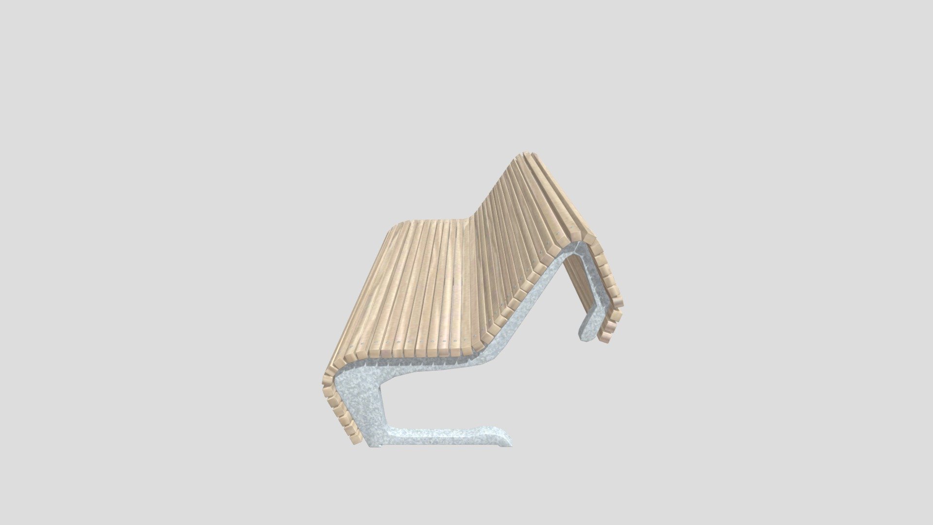 Modern wooden bench - Download Free 3D model by zhigulinsky ...