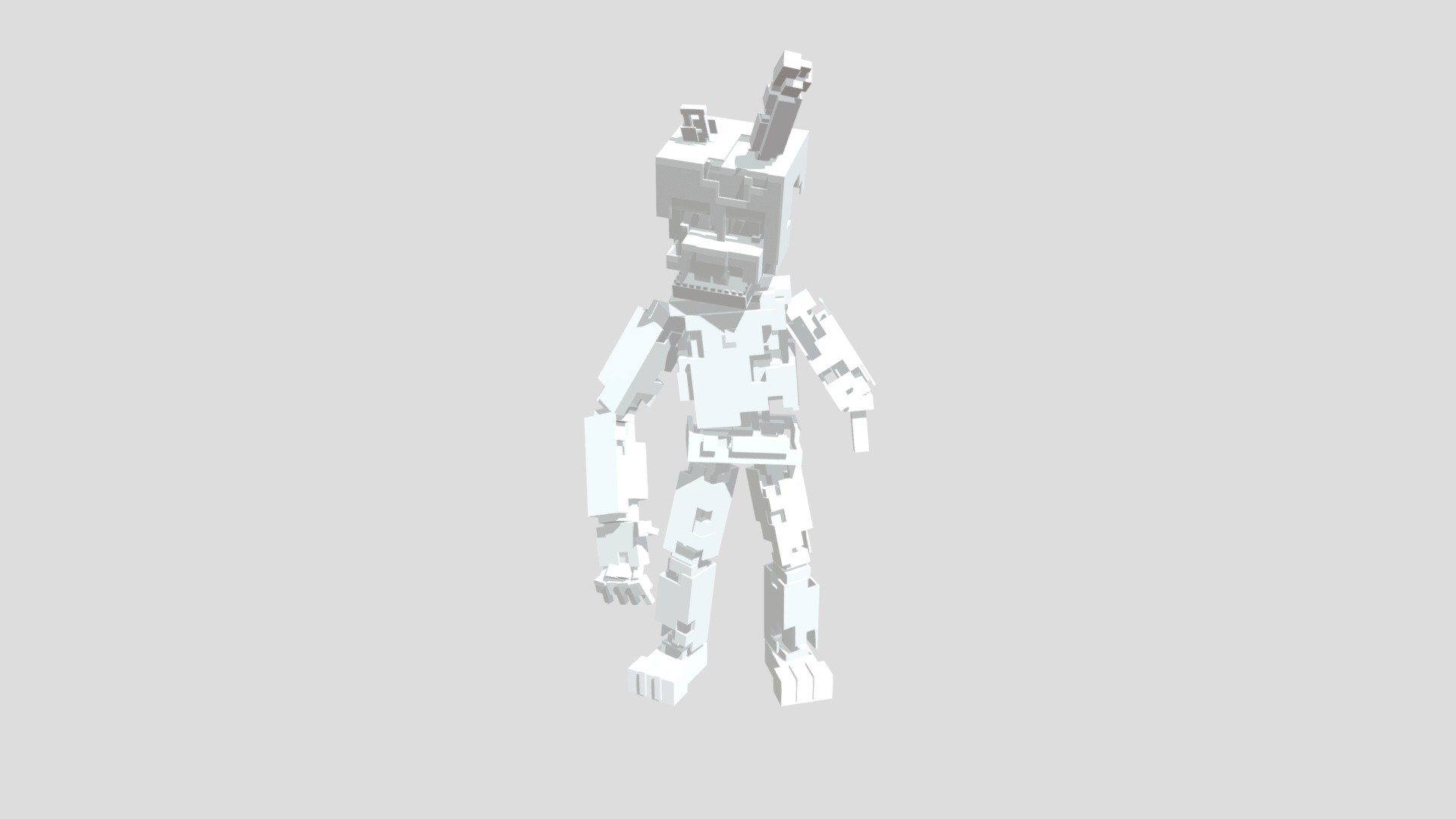 Scraptrap Minecraft for Blender - Download Free 3D model by ...