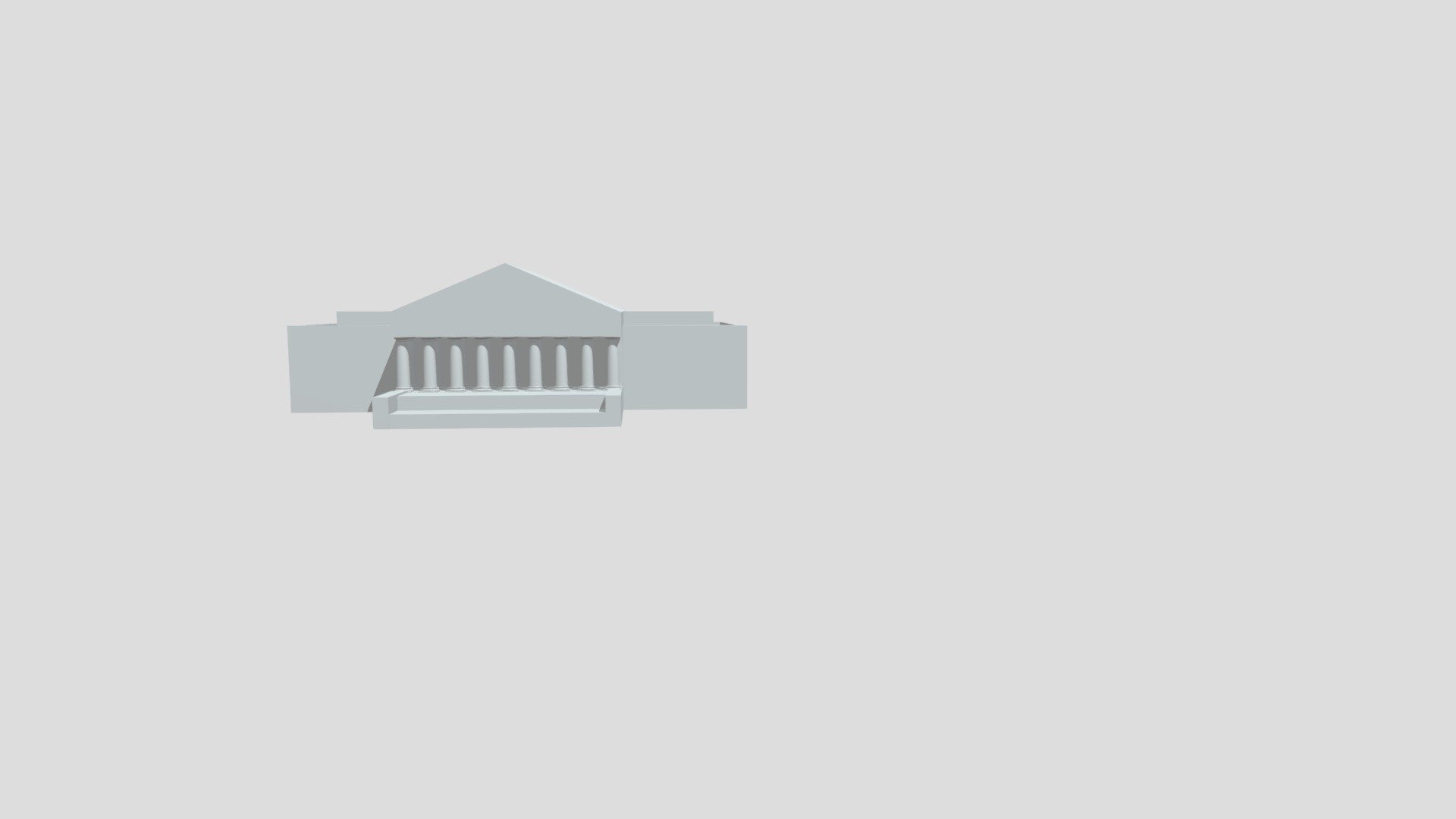 Simple Supreme Court Building Drawing