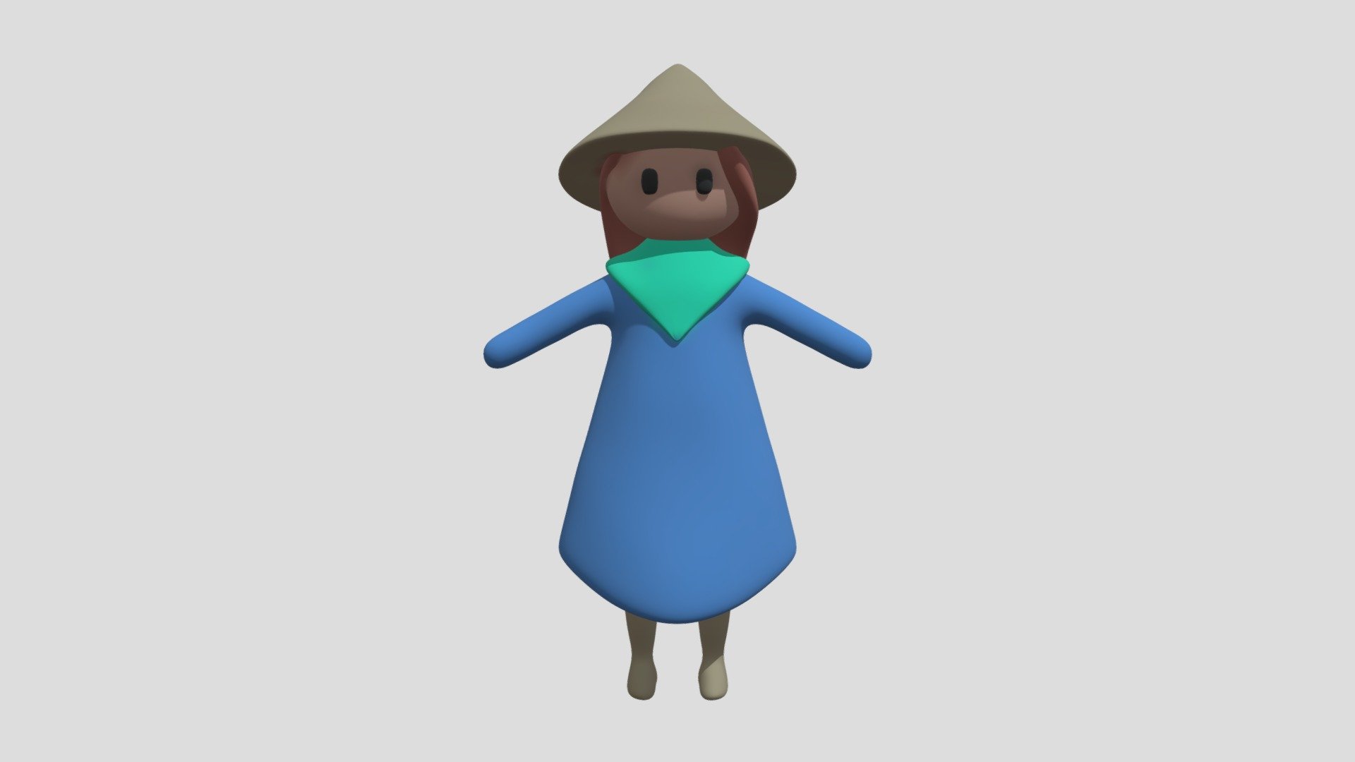 Female Villager Character Model - 3D model by danique-veldscholte ...