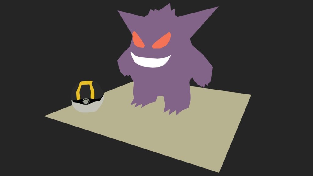Gengar - 3D model by Ross (@stevenator) [fb04caf] - Sketchfab