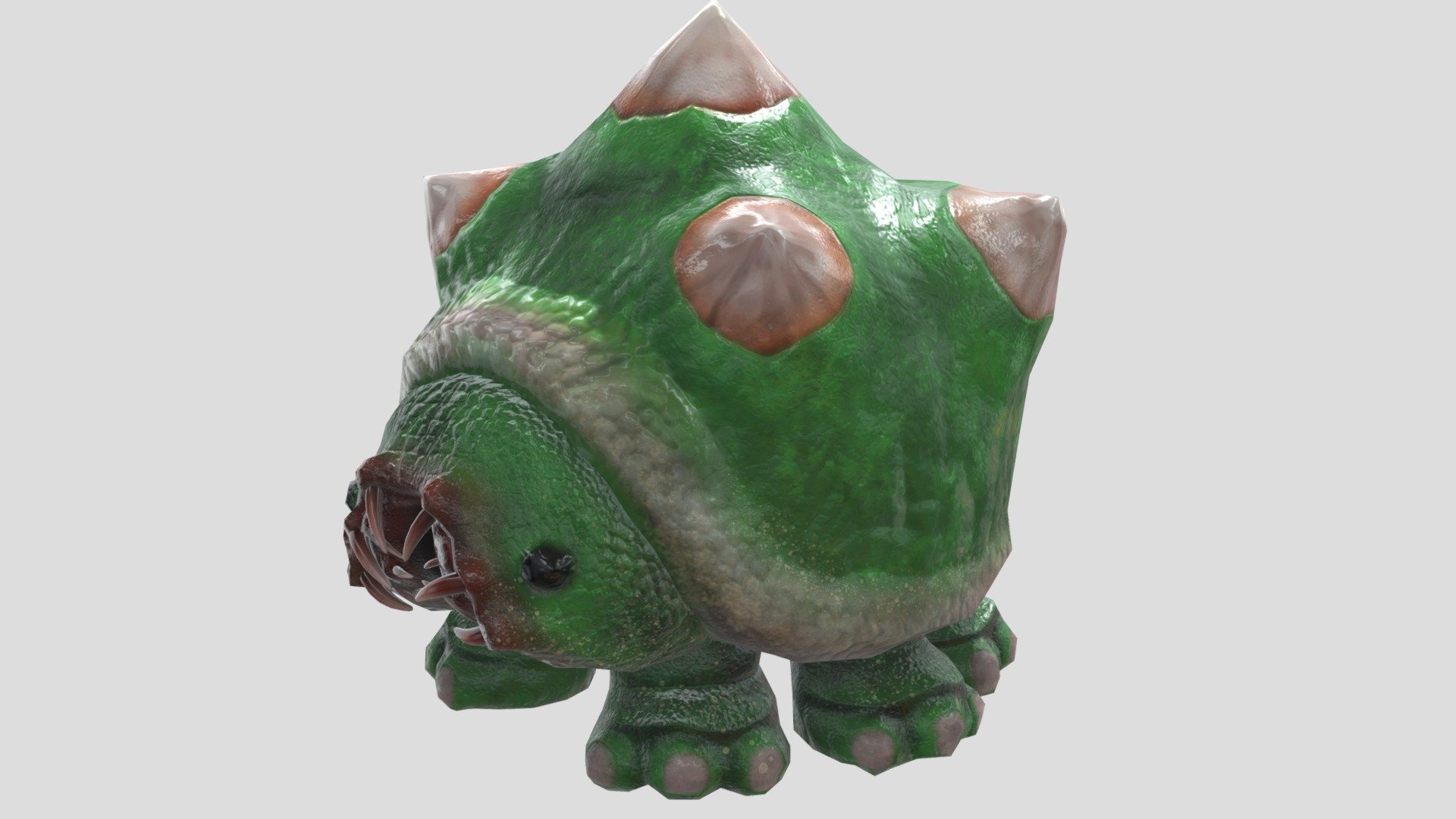 Spiked Bug Green Version - 3D model by LB3D (@alienated) [fb04fab ...