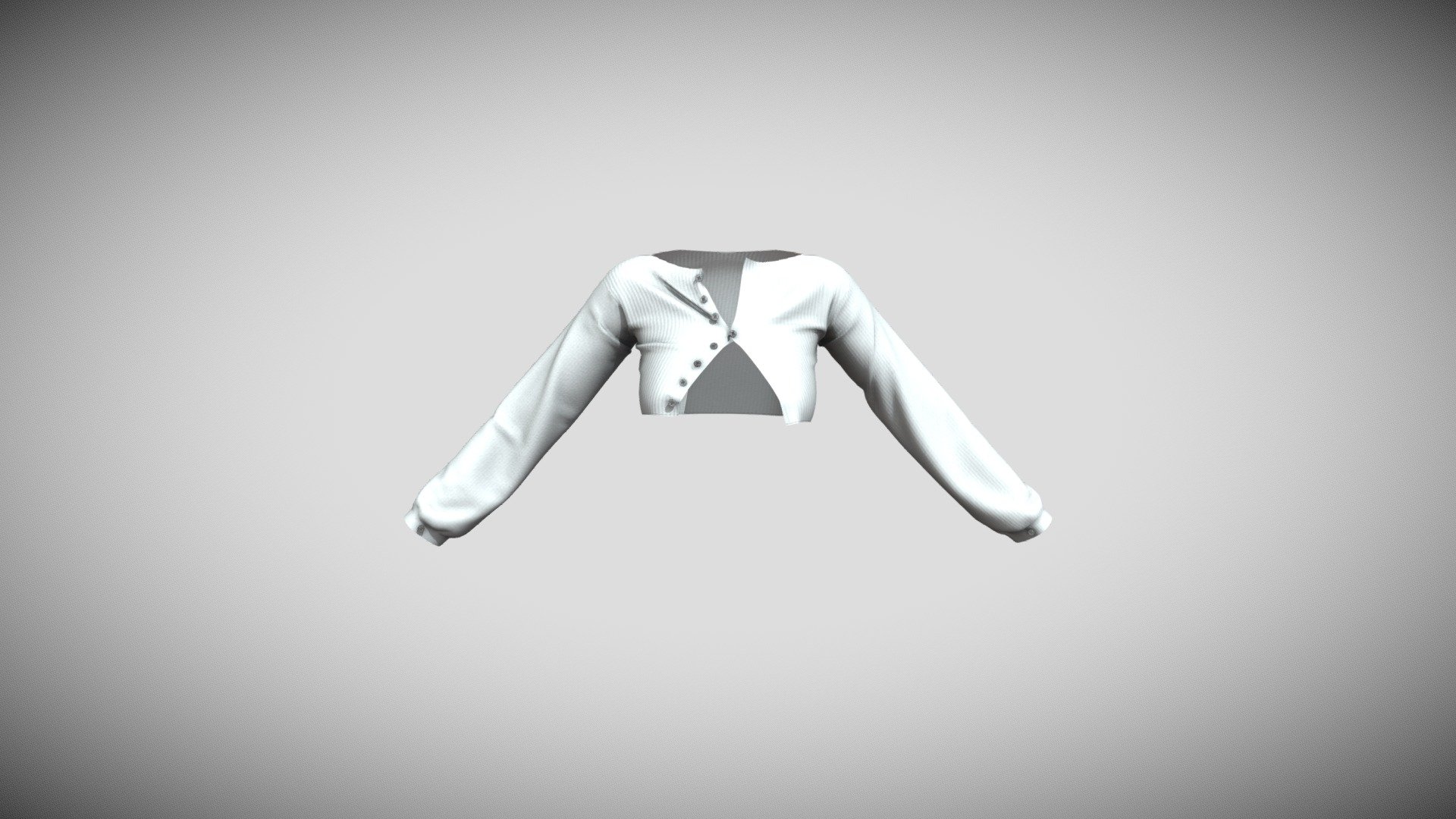 Opened Button Blouse Low Poly Mesh - Download Free 3D model by EUTHA_3D ...