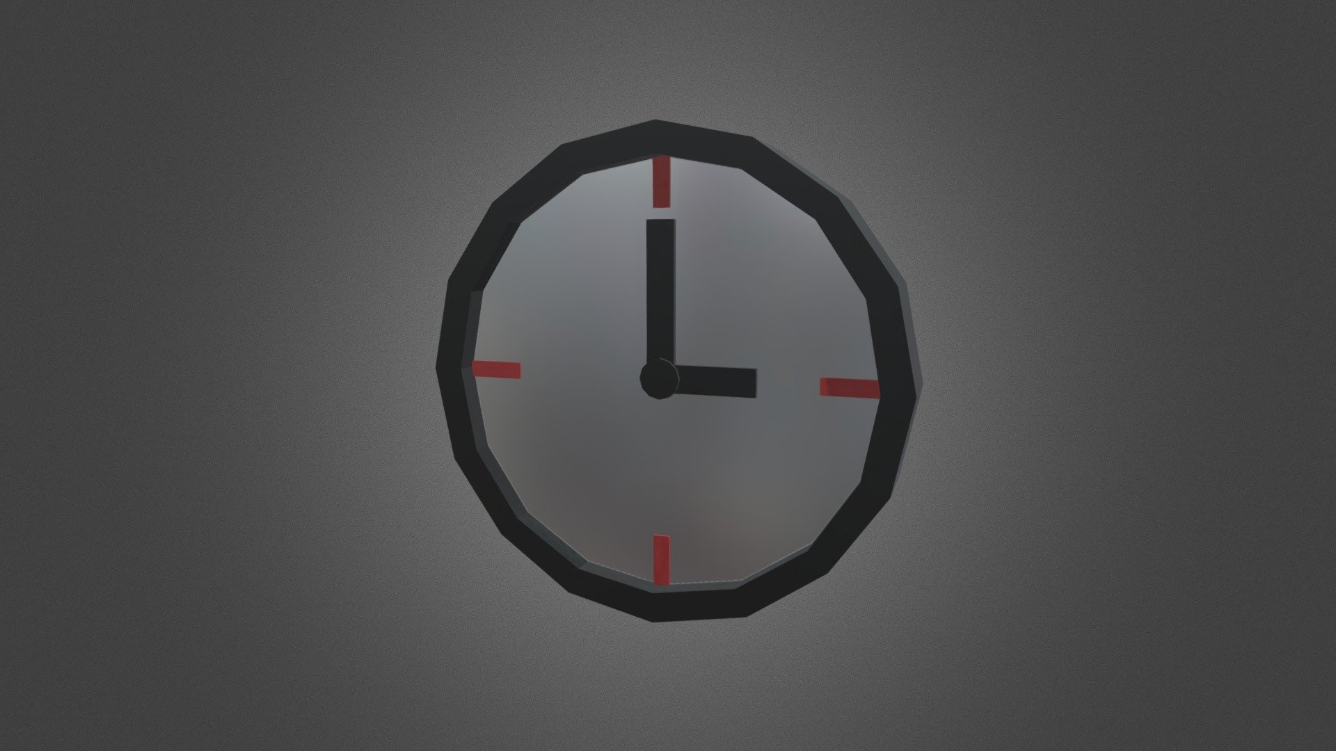 Low Poly Clock - Download Free 3D model by Caiden160 [fb07e9c] - Sketchfab