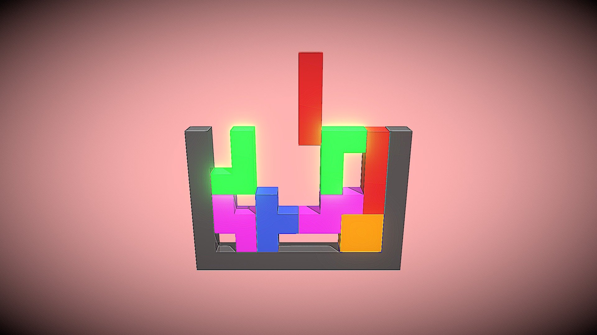 Tetris - Download Free 3D model by sammieliza [fb096af] - Sketchfab