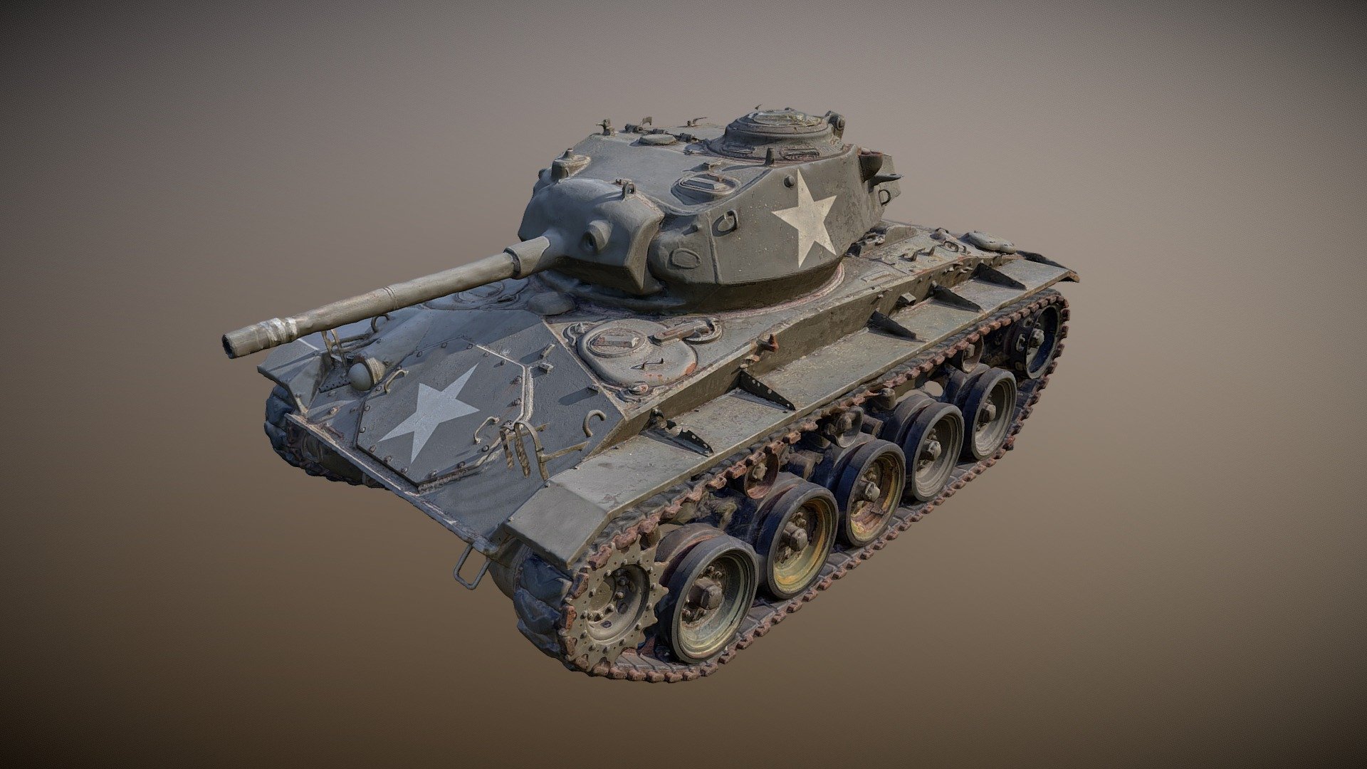 M24 Chaffee - Buy Royalty Free 3D model by blackfirefilms [fb09ce3 ...