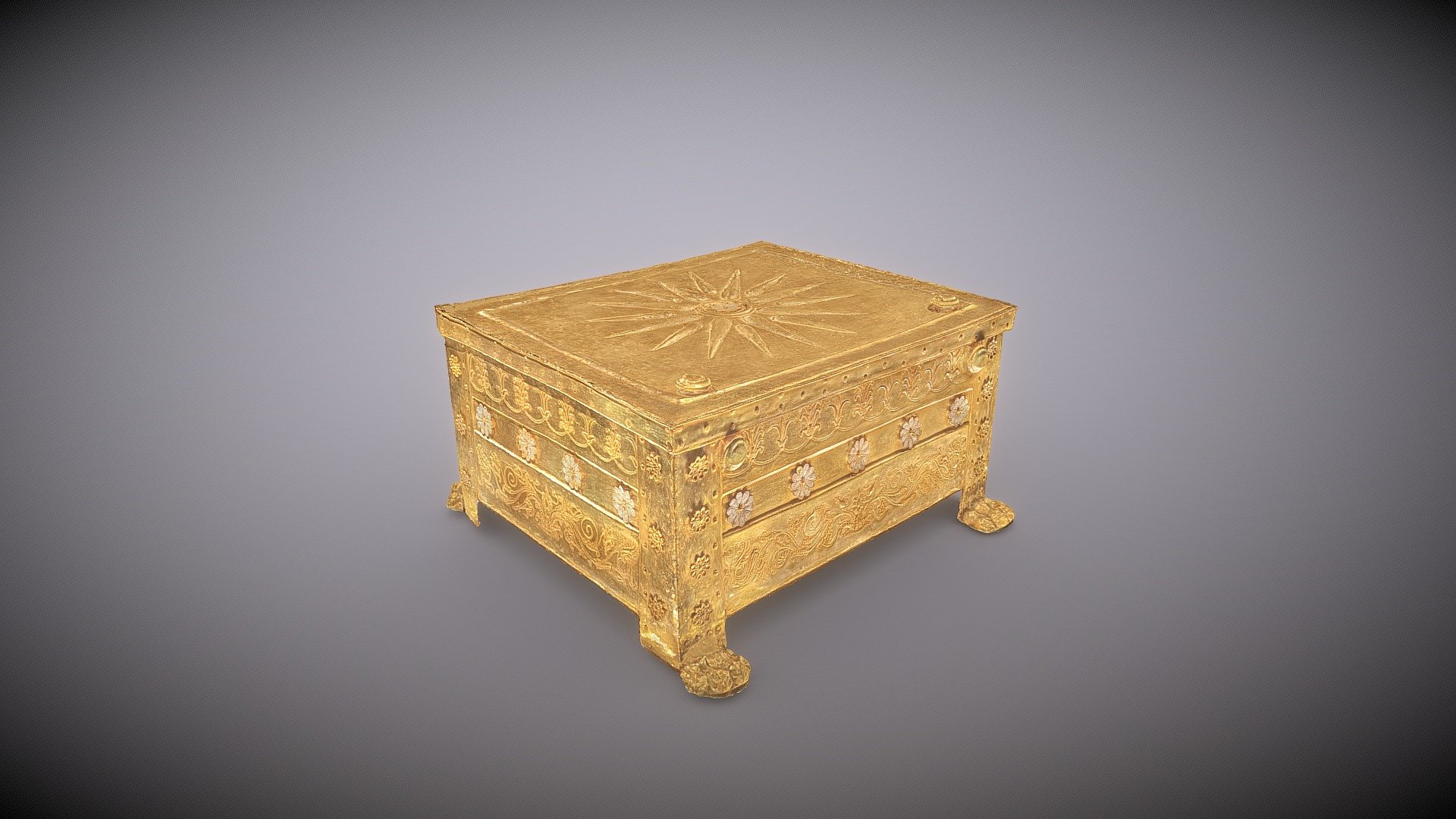 Ancient Larnax of Vergina - Ancient Greece - 3D model by bdrosi ...