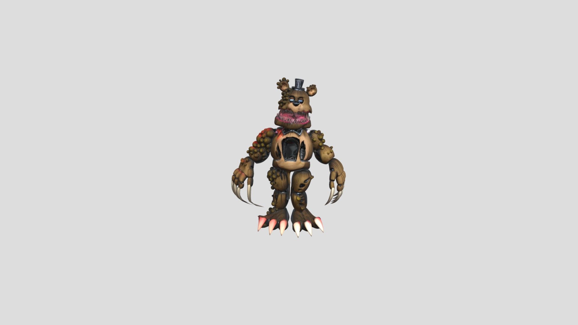 Twisted Freddy FNAF - 3D model by VladislavPimenov (@pimenovvlad354 ...