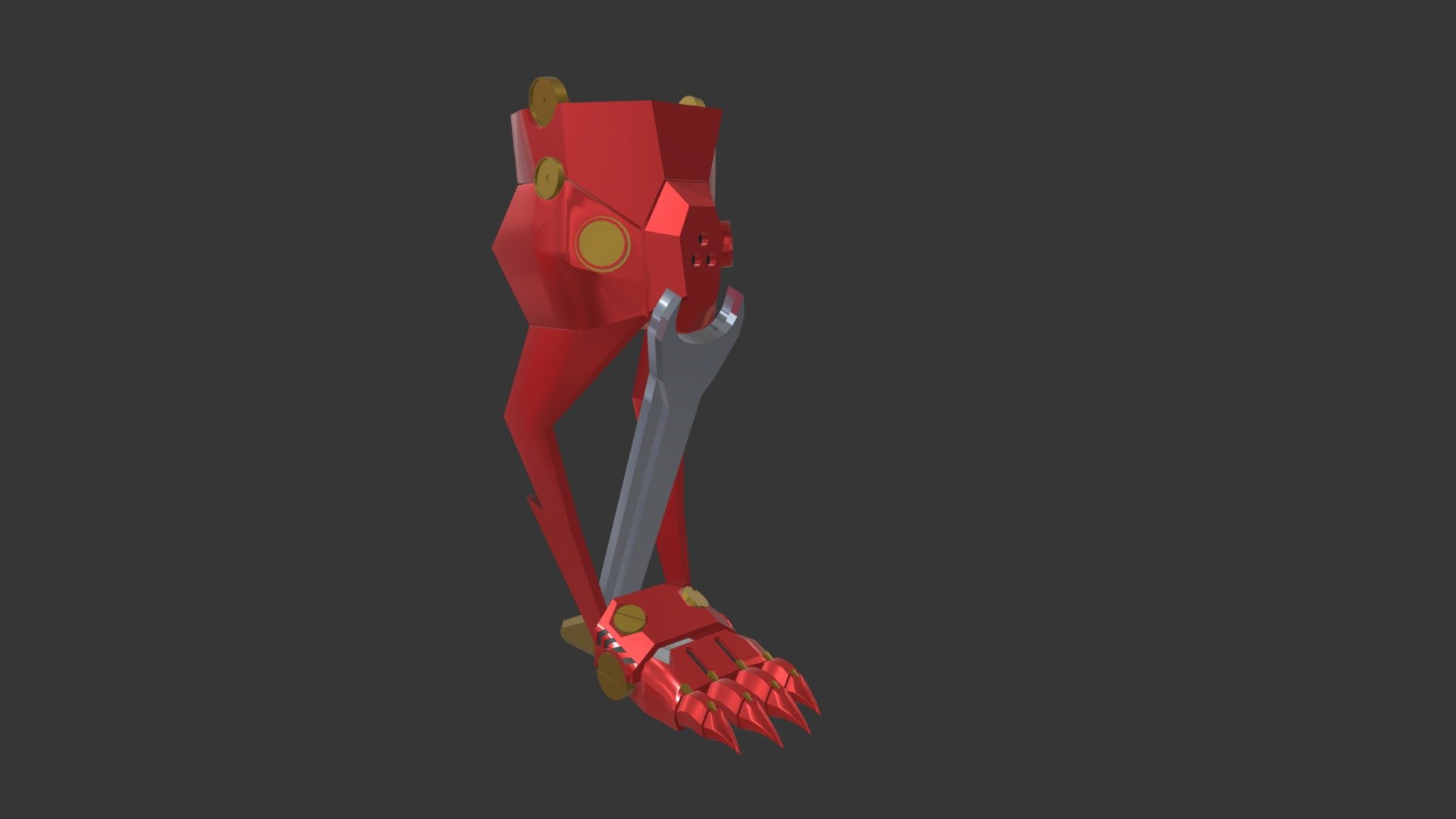 Prosthetic Leg - 3D model by Justin Gonzalez (@JMGonzalez) [fb0dcb1 ...