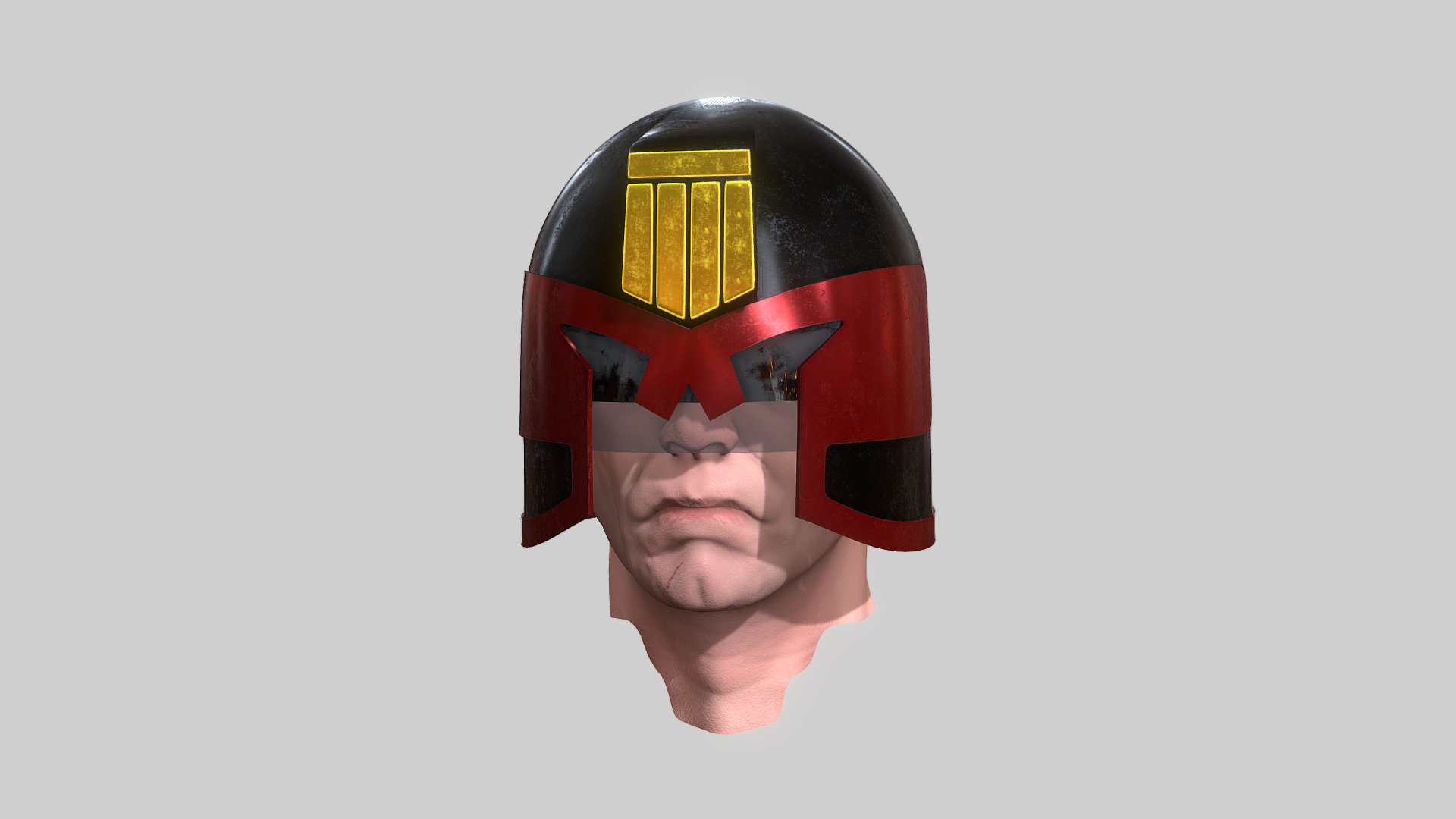 Judge Dredd - 3D model by Landeil [fb0e69a] - Sketchfab