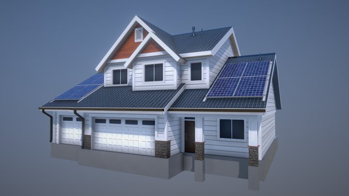 Suburban-house 3D models - Sketchfab