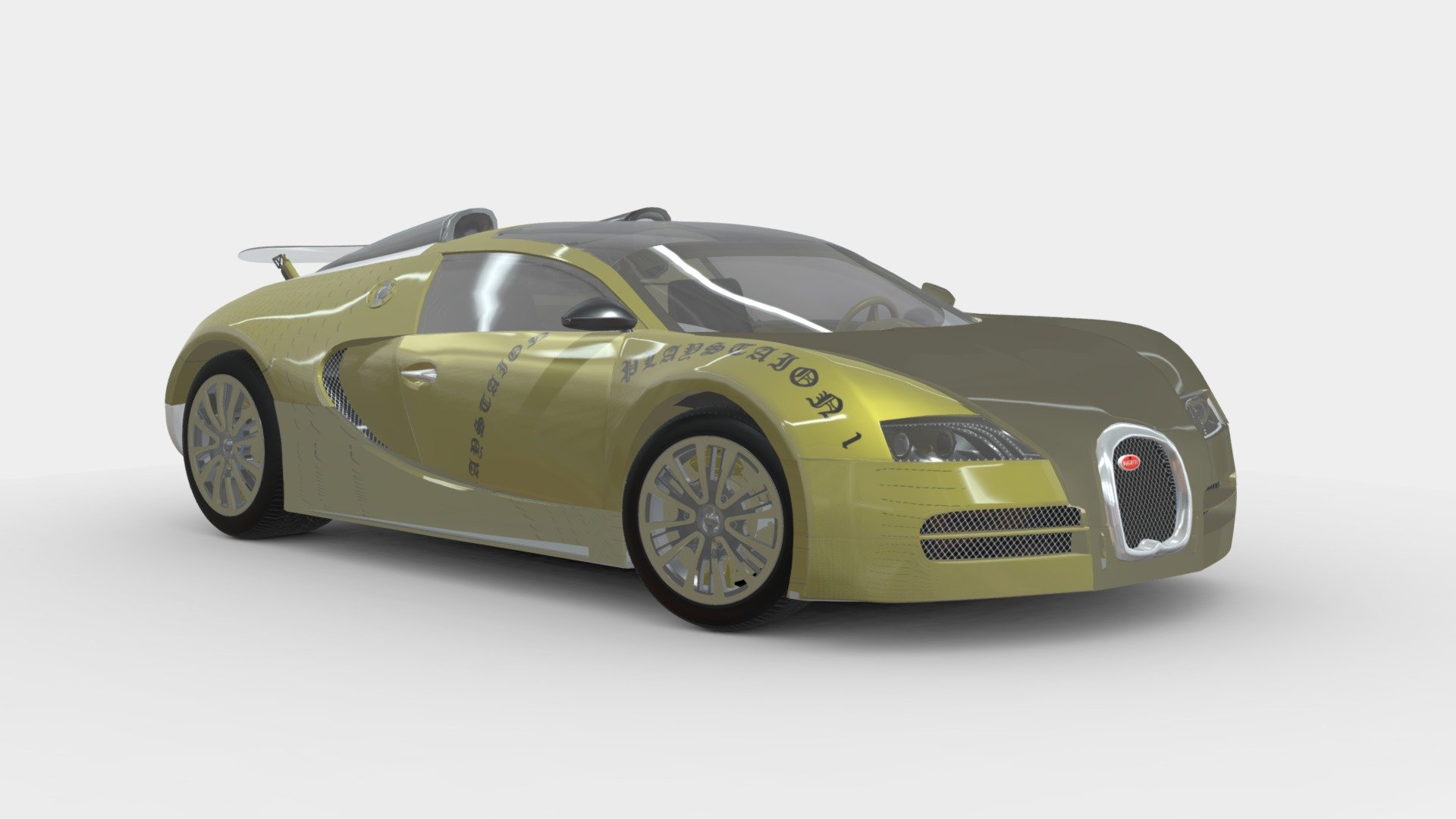 Bugatti Veyron - Download Free 3D model by Naveen Manja (@naveen ...