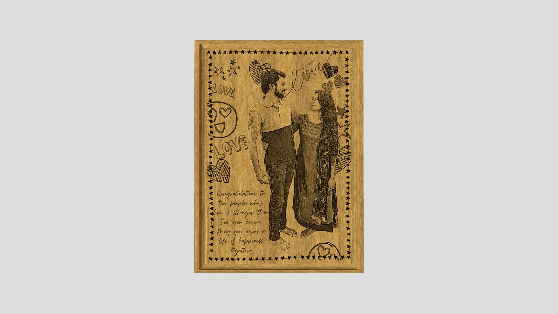 WOOD ENGRAVING 12X8" - 3D model by Regunath k (@Creative_laser ...