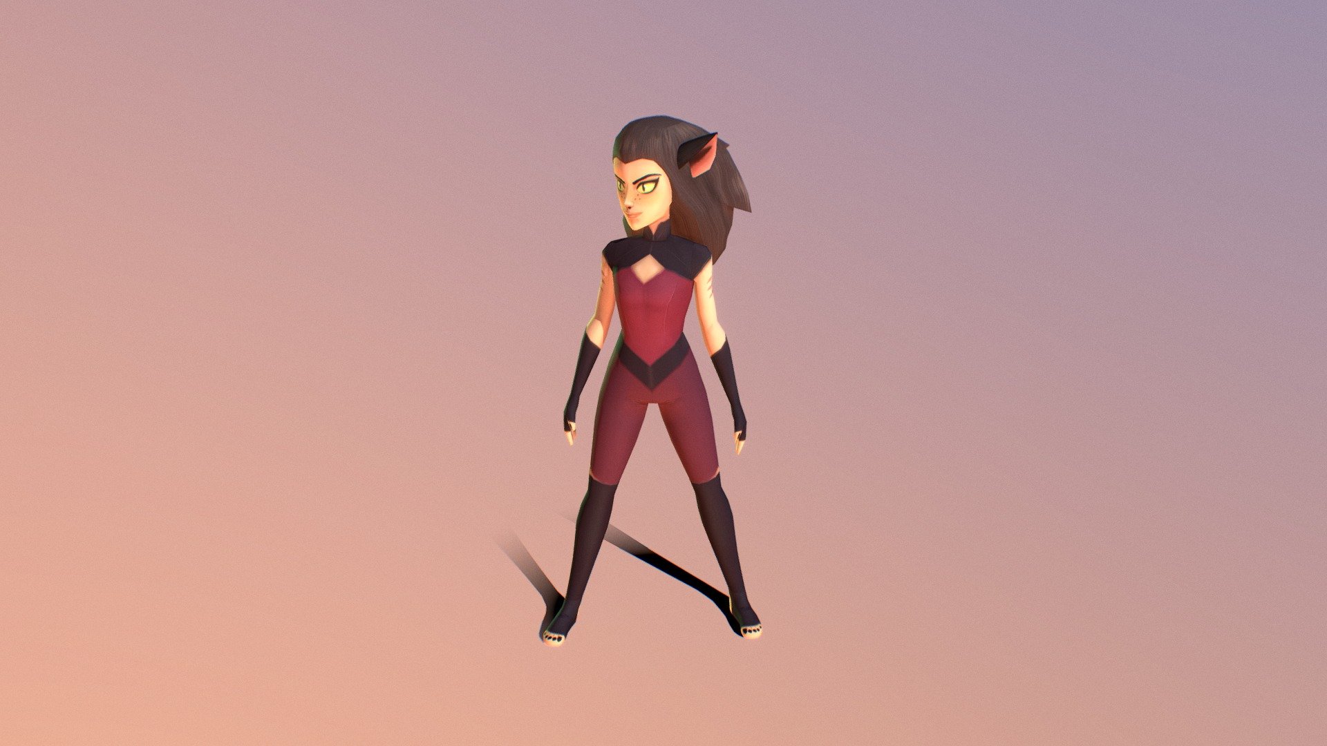 Catra - Attack - Download Free 3D model by ClartOoOn [fb155fe] - Sketchfab