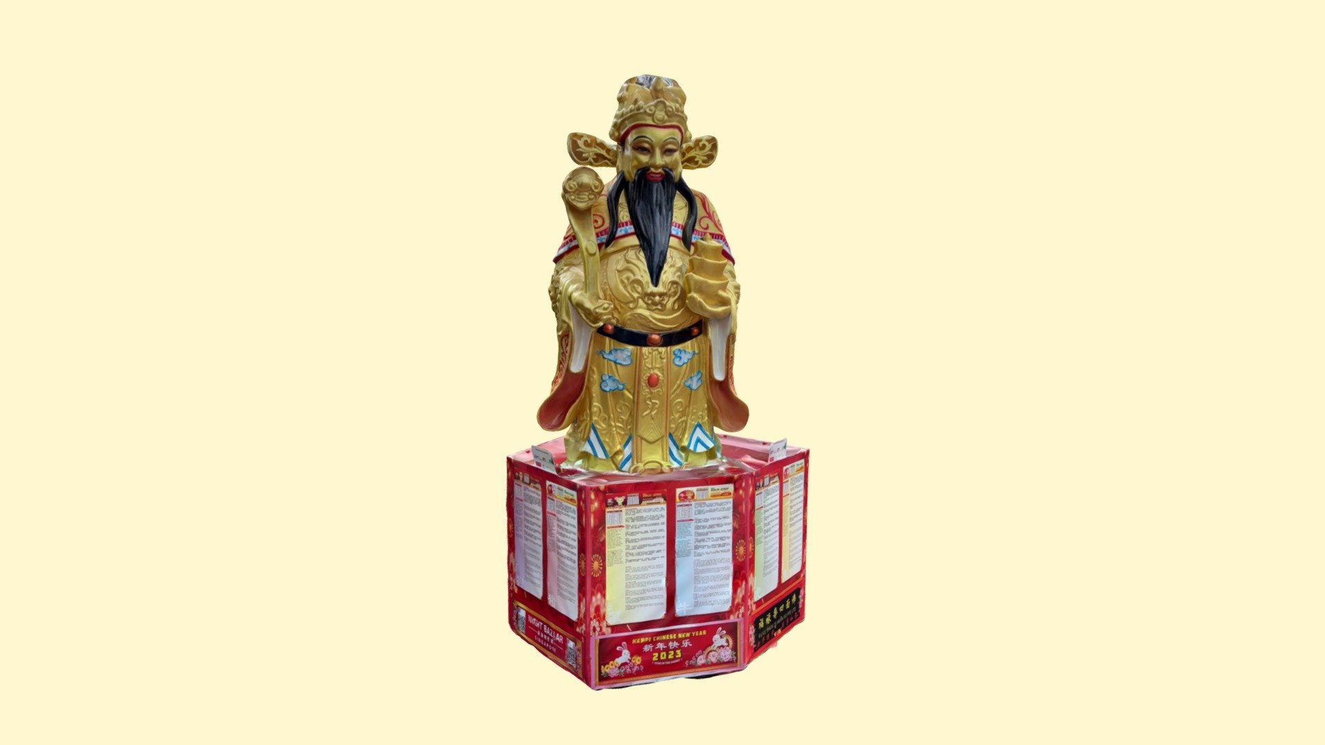 Ang Mo Kio Hub - God of Wealth 财神爷 2023 - Download Free 3D model by Mr ...